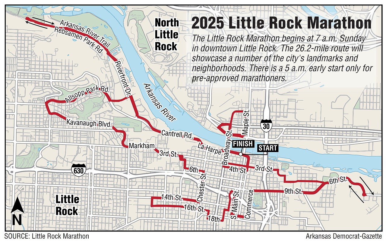 Annual marathon large draw for Little Rock | Northwest Arkansas ...
