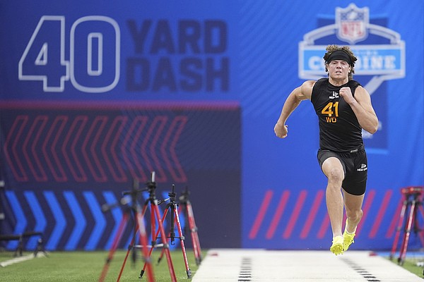 Commentary: Isaac TeSlaa showed his athleticism at NFL combine | Whole ...