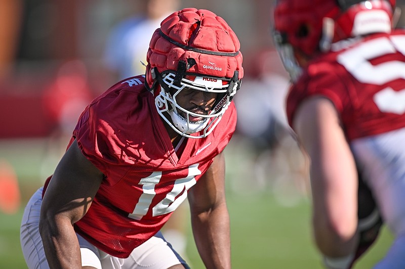 VIDEO: Raylen Sharpe, Stephen Dix discuss Arkansas football's spring ...