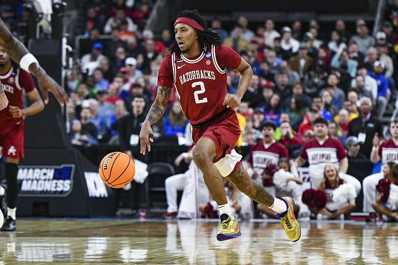 Reports: Arkansas basketball guard Boogie Fland entering transfer ...