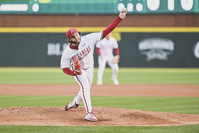Arkansas baseball run rules South Carolina in SEC home opener | Whole ...