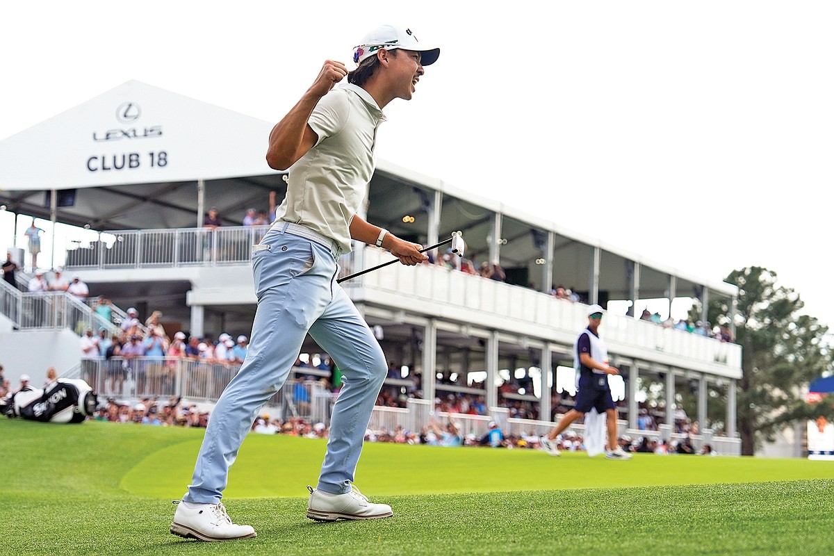 Lee holds off Scheffler, Woodland to win Houston Open for first PGA ...