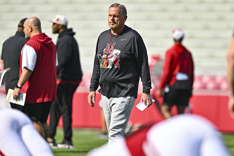 Arkansas spring football report: Sam Pittman talks portal opening, Red ...