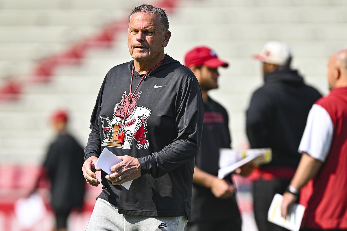 Coach Sam Pittman highlights practice standouts | The Arkansas Democrat ...
