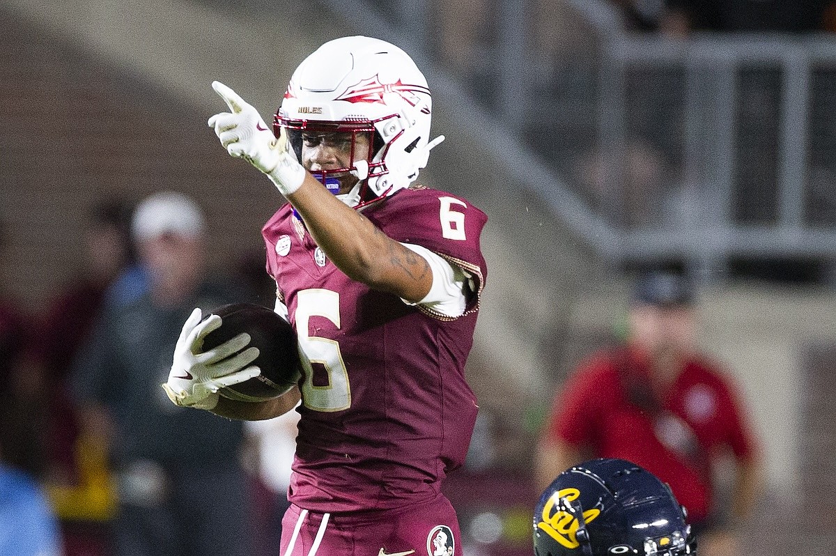 Florida State transfer receiver Jalen Brown commits to Arkansas ...