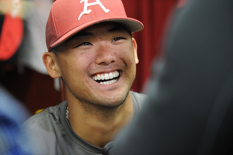 Former Arkansas baseball standout Rick Nomura returns, celebrates ...
