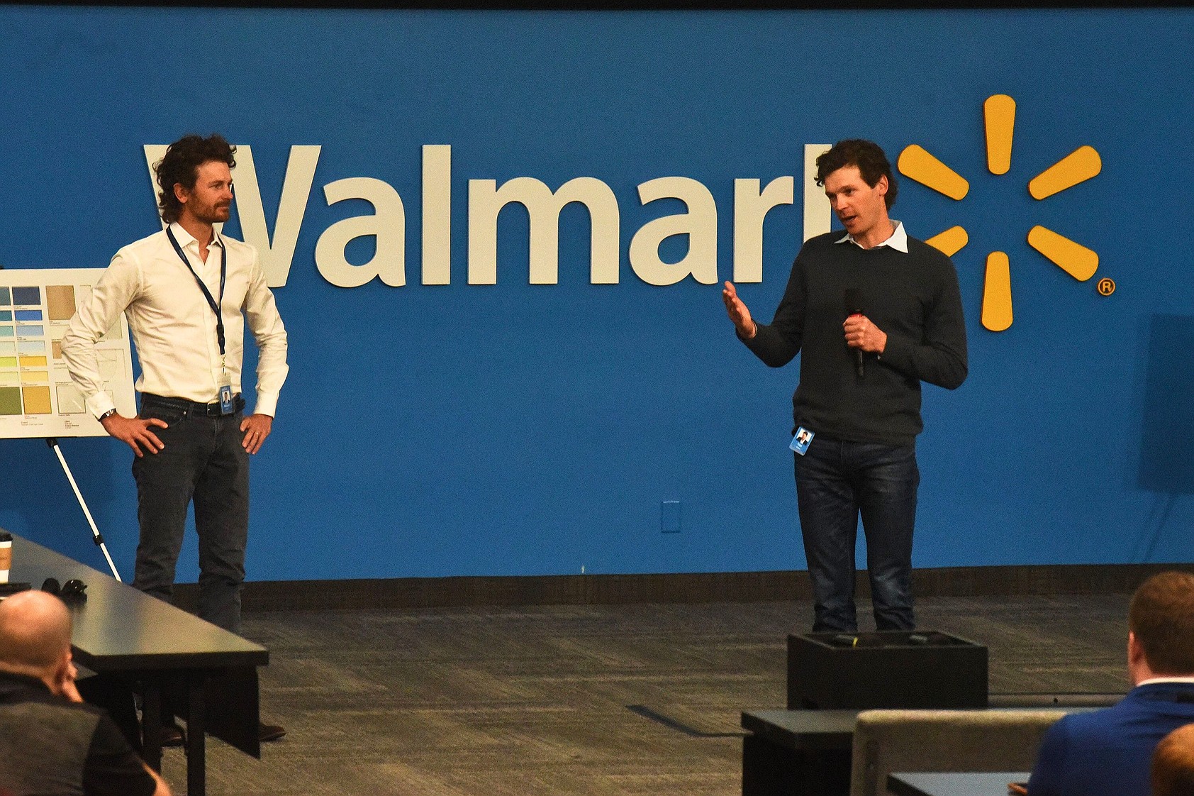 Tom Walton and Steuart Walton announce plans for new Bentonville school on former Walmart ...