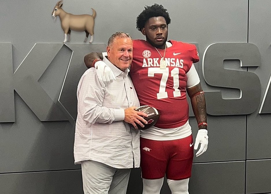 Pittman’s track record of producing NFL linemen intrigues O-lineman ...