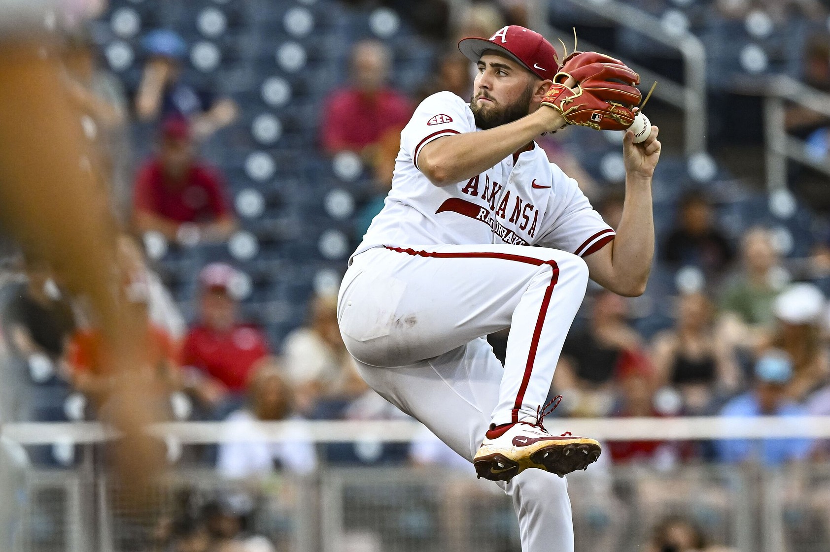College World Series report: Hogs get a rebound from junior Zach Root ...