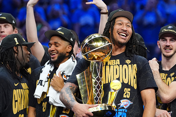 'We got one together': NBA title a full-circle moment for Isaiah Joe ...