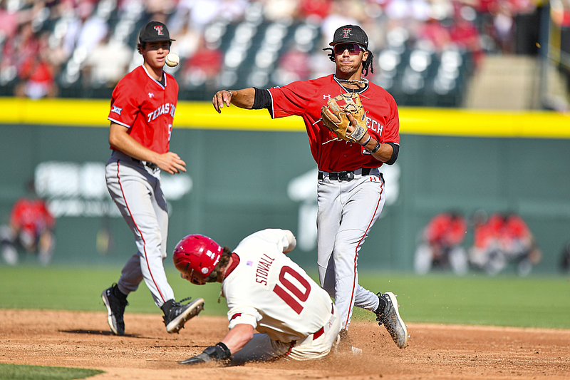 Texas Tech transfer infielder TJ Pompey, a 2024 freshman All-American ...