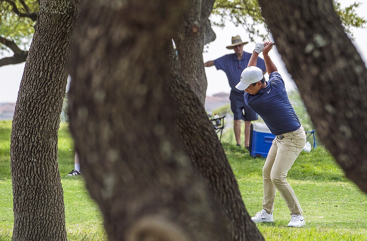 Ghim holes out from fairway again for first 36-hole lead on PGA Tour ...