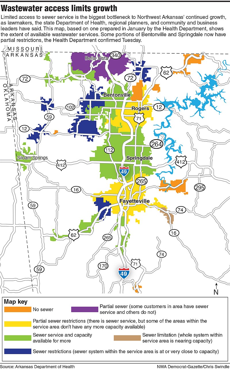 Limits on sewer service hampering Northwest Arkansas growth | The ...