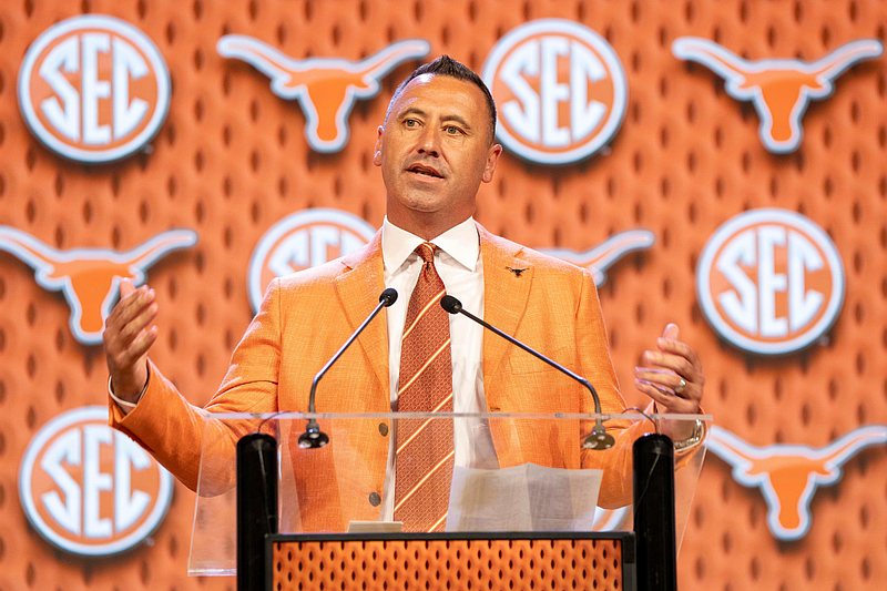 SEC Media Days Report: Mistake causes Texas coach Steve Sarkisian to ...