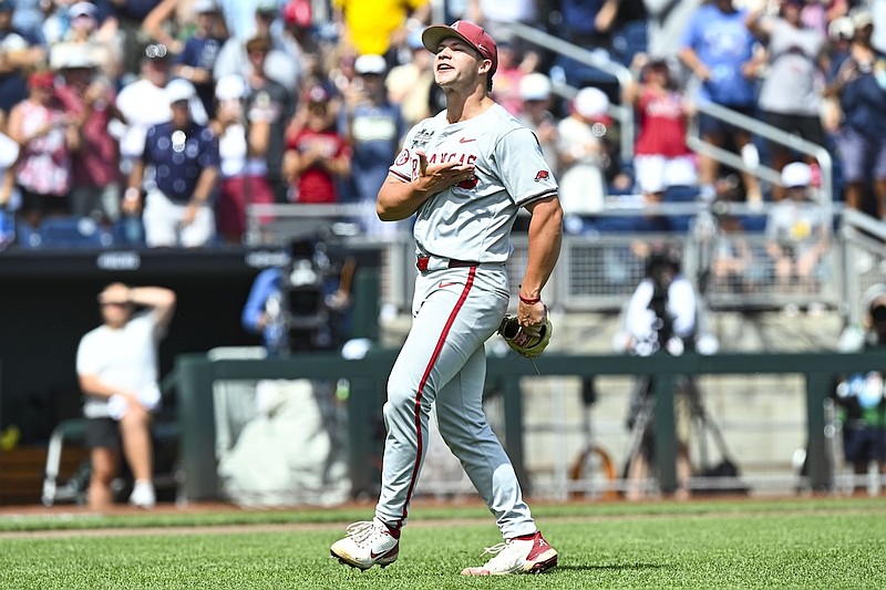 Former Arkansas baseball pitcher Gage Wood signs with Philadelphia ...