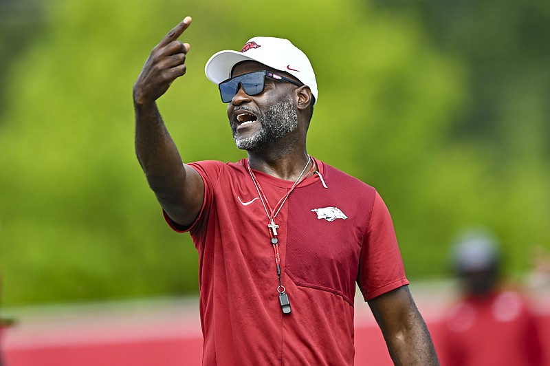 VIDEOS: Arkansas co-defensive coordinator Marcus Woodson, players talk ...