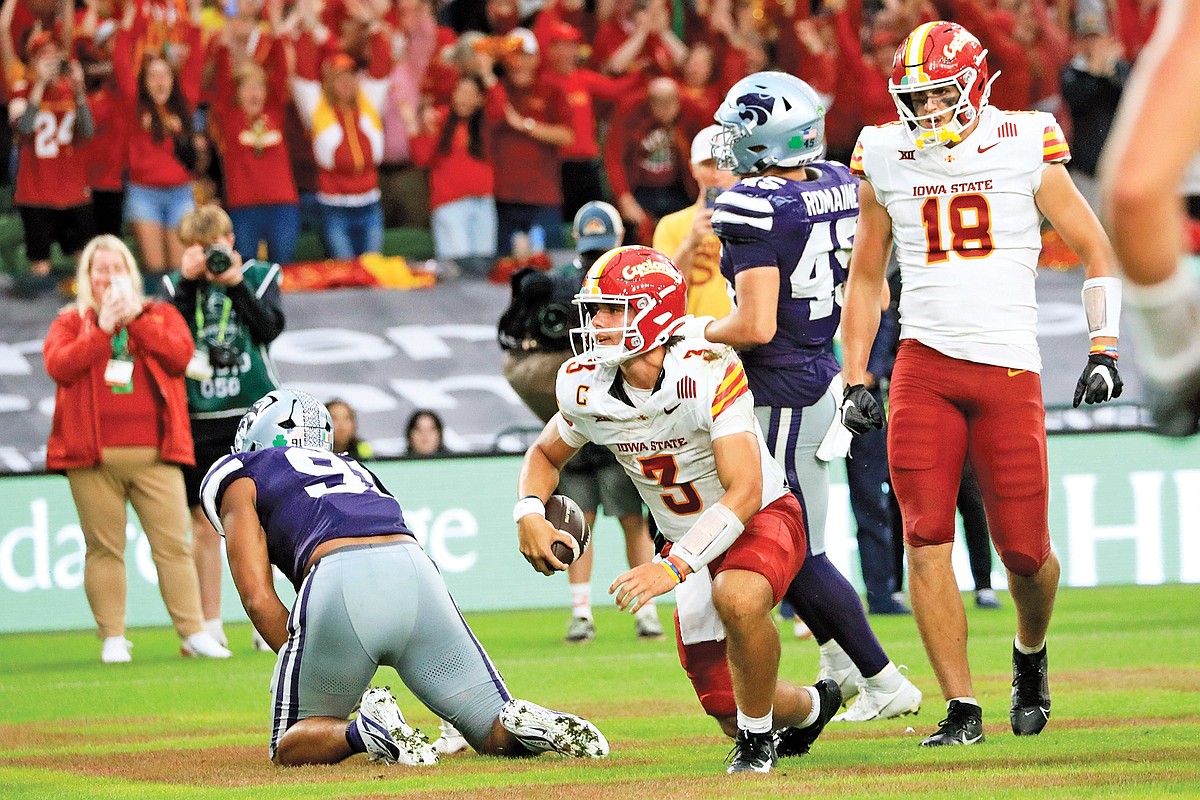 Becht stars as Iowa State beats Kansas State 24-21 in Ireland | Fulton Sun