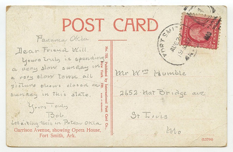Arkansas Postcard Past: Fort Smith in 1927 | Northwest Arkansas ...