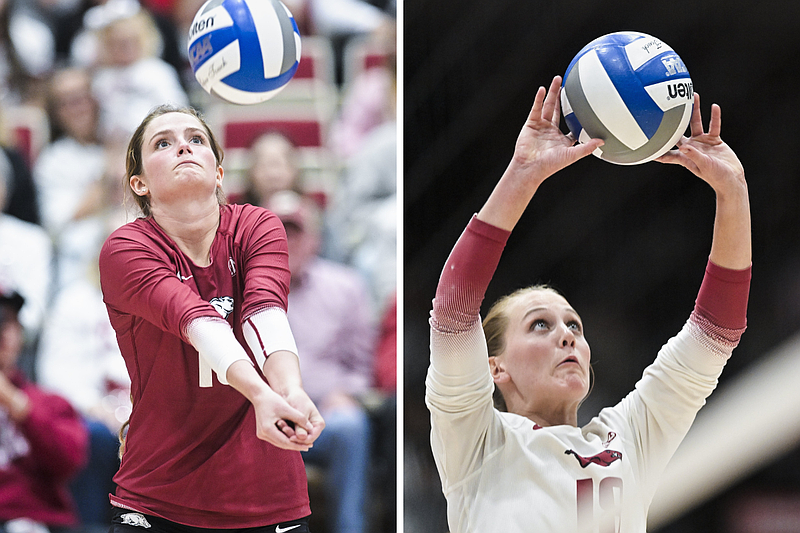 Arkansas volleyball alumni Hannah Hogue, Courtney Jackson embracing new ...