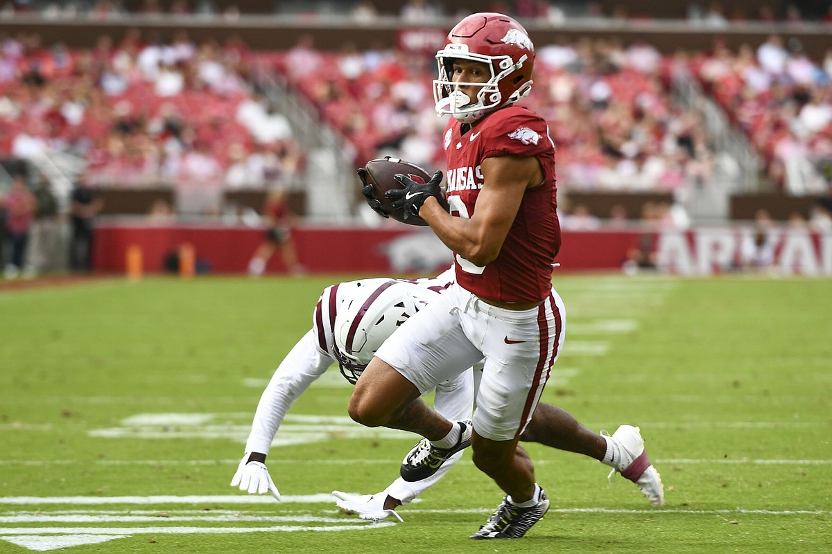 Instant replay: Arkansas receiver CJ Brown says 2 TDs in opener were ...