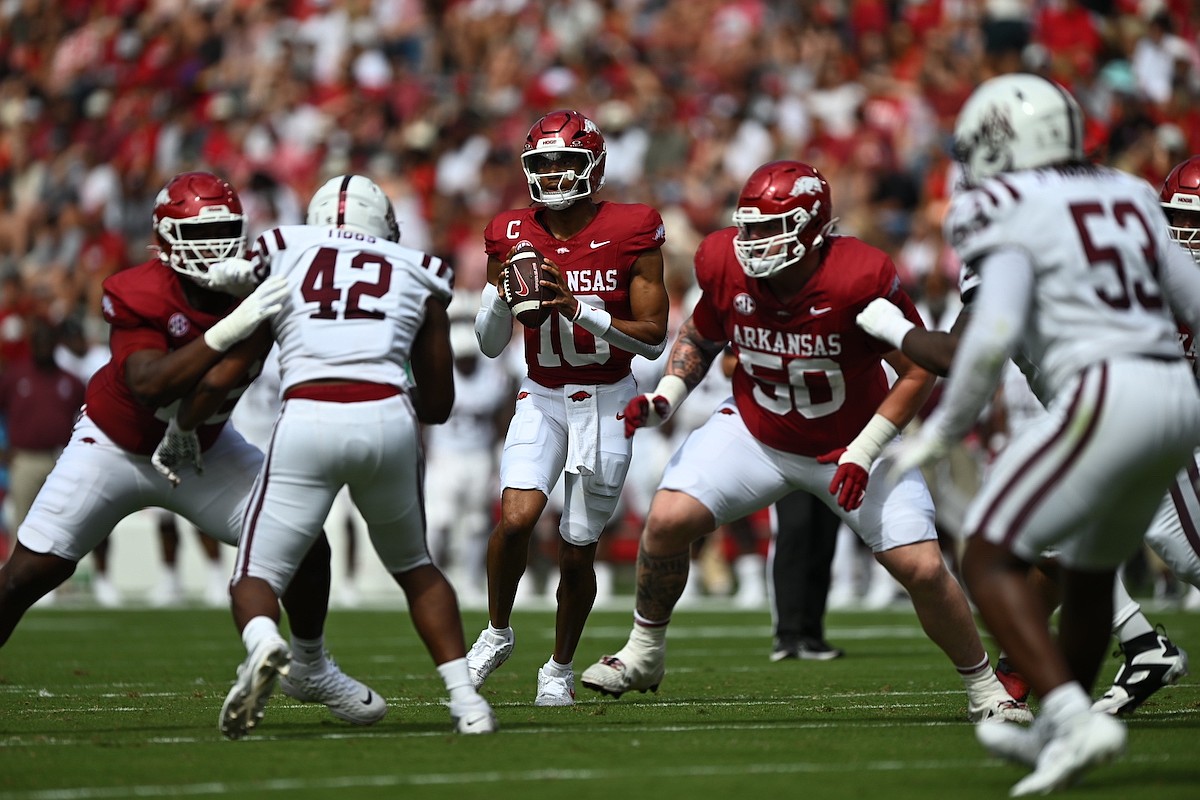 Arkansas beats Alabama A&M 52-7 in season opener | Northwest Arkansas ...