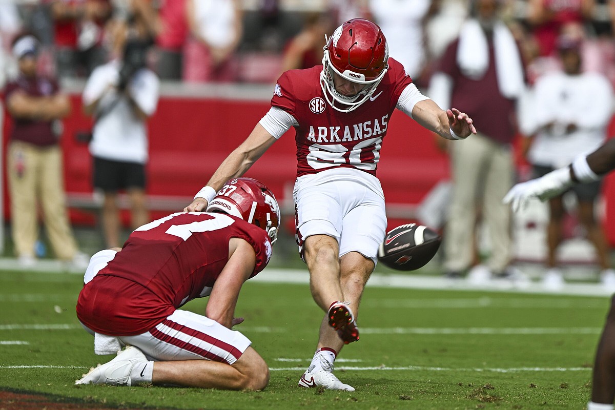 Razorback report: Arkansas transfer tackle Oke out for A-State matchup ...