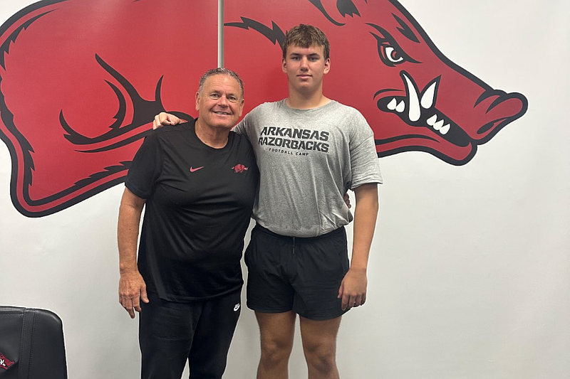 Get to Know: Arkansas football '28 OL target Ty McCurry | Whole Hog Sports