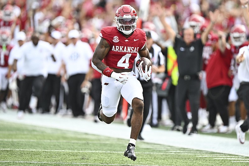 'There's a speed factor': Arkansas running game overwhelms Red Wolves ...