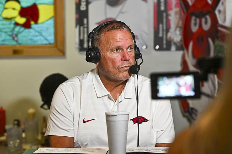 What Arkansas football coach Sam Pittman said on his radio show ahead ...