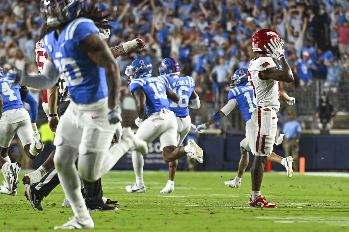 Arkansas loses SEC opener 41-35 at Ole Miss | The Arkansas Democrat ...