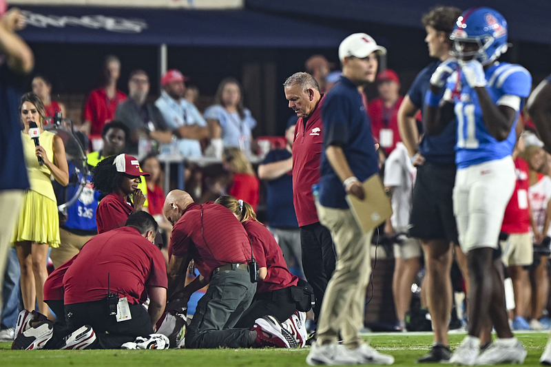 Arkansas football report: Sam Pittman updates CB Kani Walker's injury ...