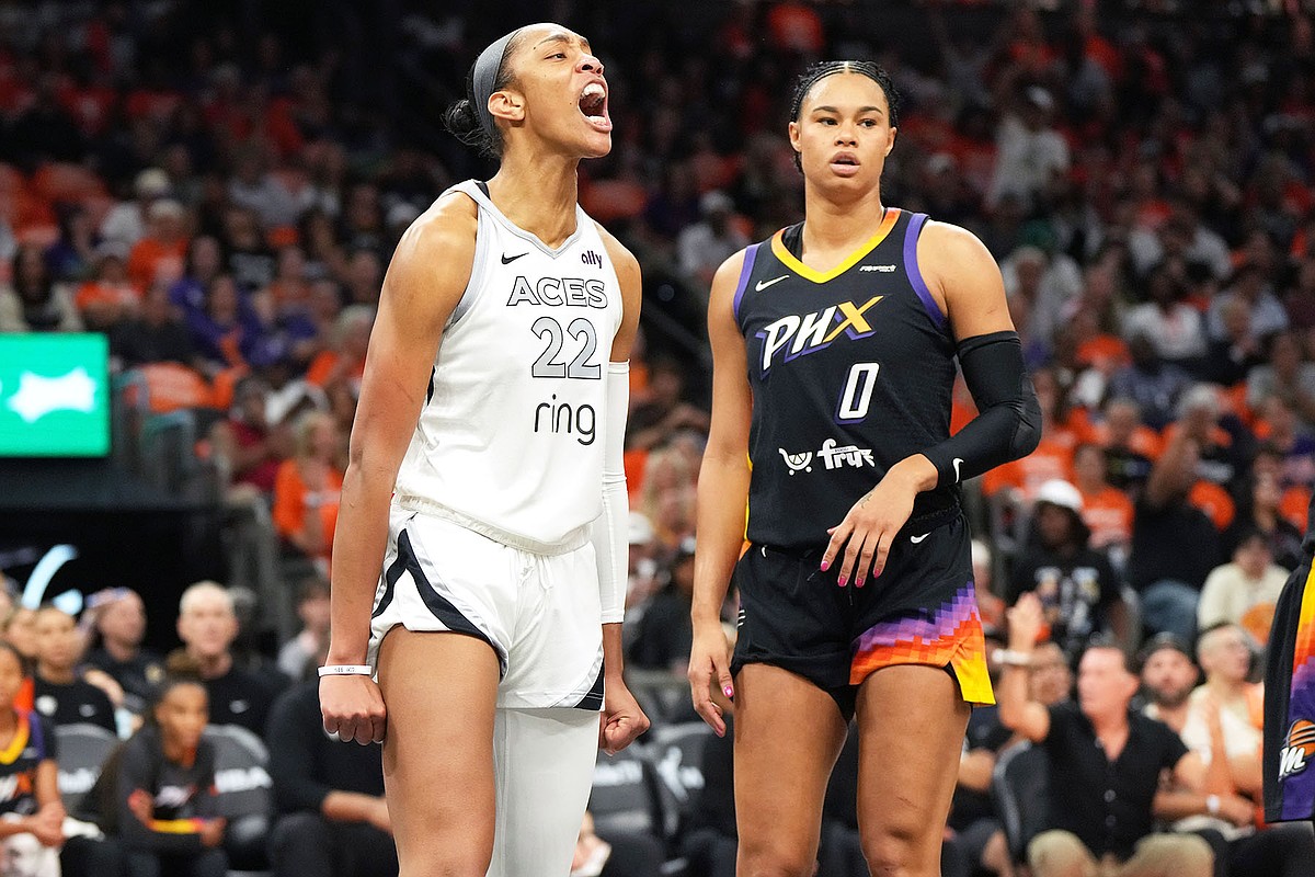 Wilson hits last-second jumper to lift Aces past Mercury 90-88 for 3-0 ...