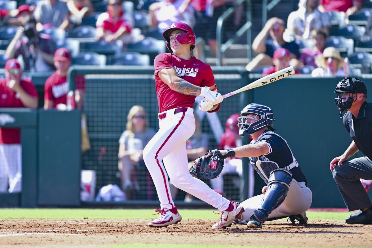 Arkansas baseball rallies to beat Dallas Baptist in fall finale | Whole ...