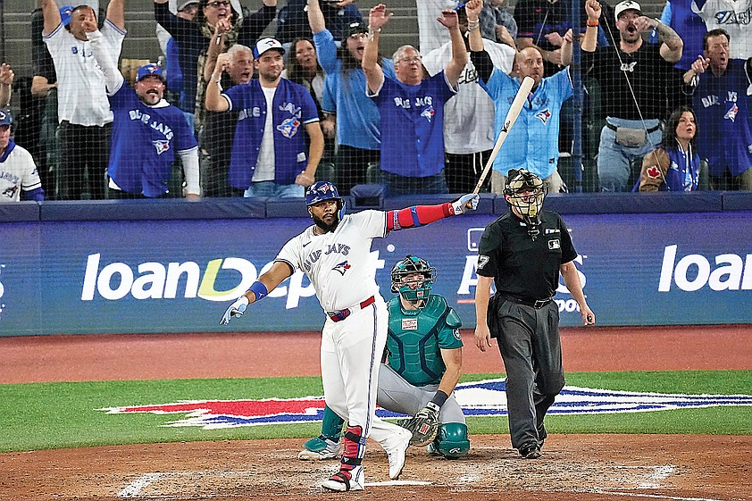 Guerrero hits 6th postseason HR, Blue Jays beat Mariners to force ALCS ...