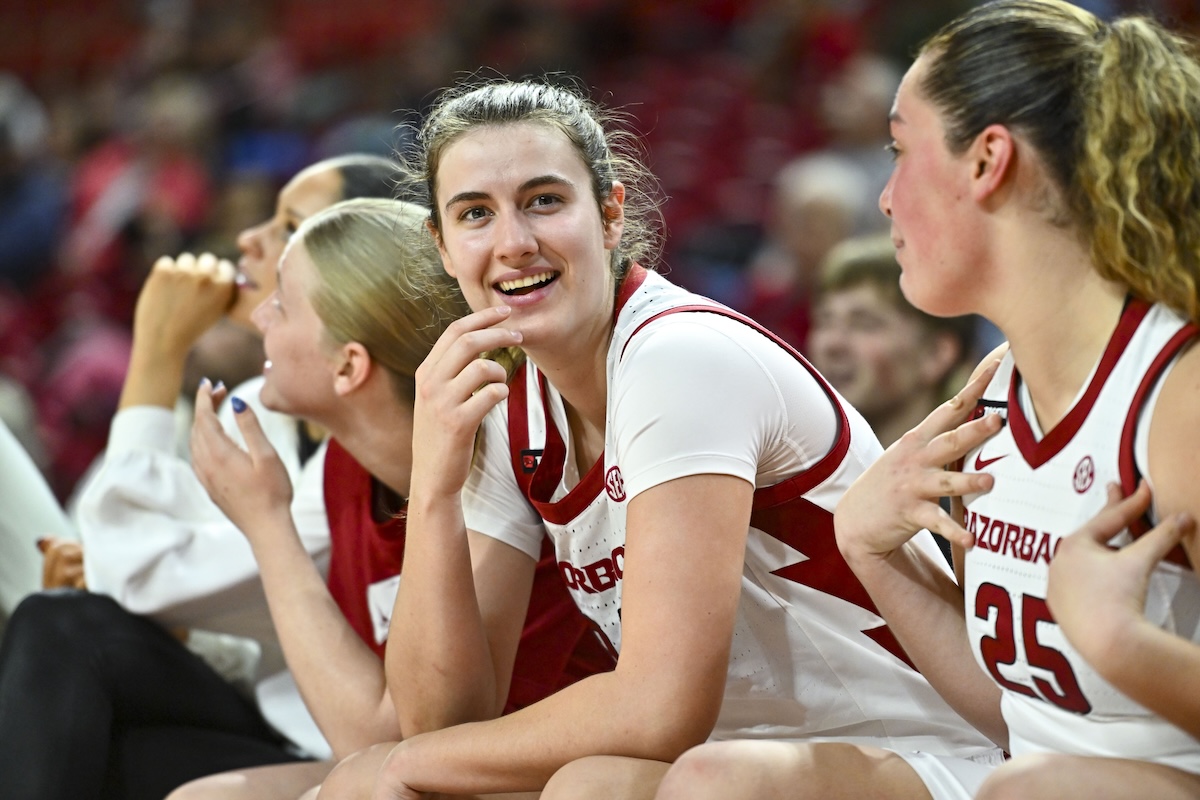 Arkansas women's basketball forward Jenna Lawrence's confidence in ...