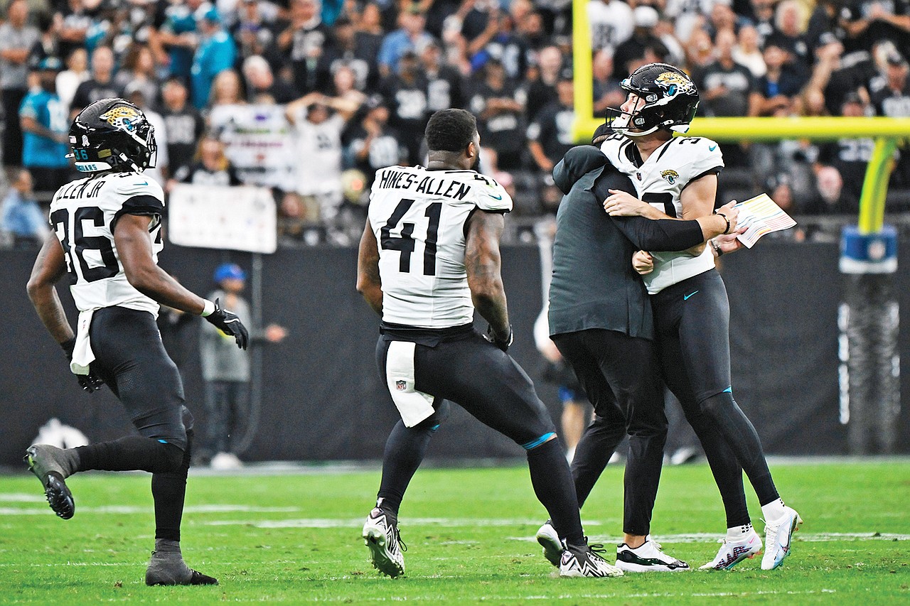 NFL Capsules: Record 68-yard field goal by Little helps Jaguars top ...