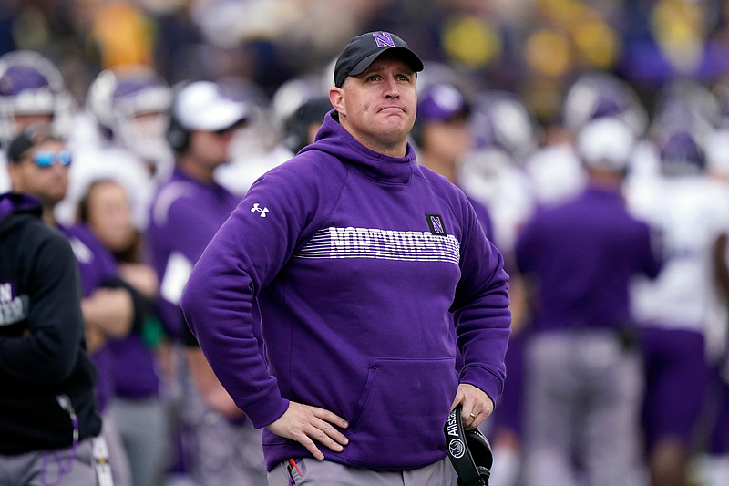 Arkansas football notebook: Former Northwestern coach Pat Fitzgerald ...