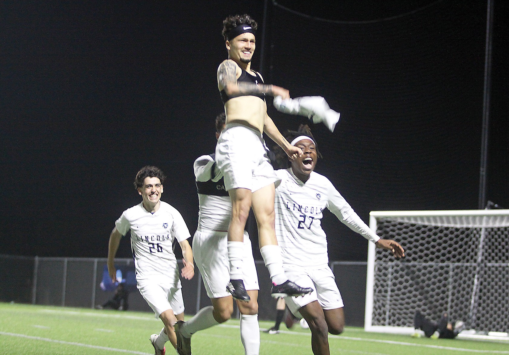 Lincoln men's soccer edges Tiffin in PKs in NCAA Tournament regional ...