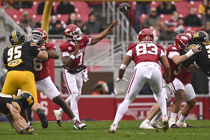 Report card: Grading Arkansas football in its Week 14 loss to Missouri ...