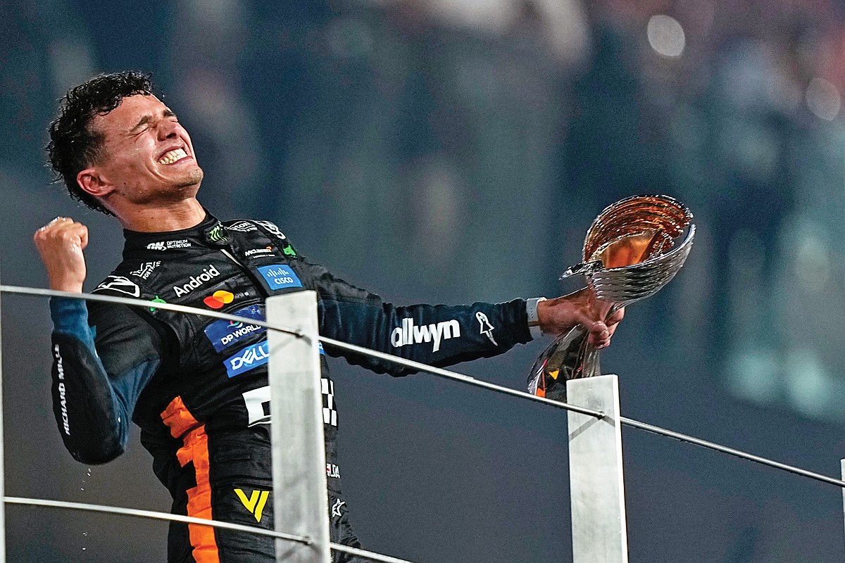 Norris clinches his first Formula One title with third-place finish ...