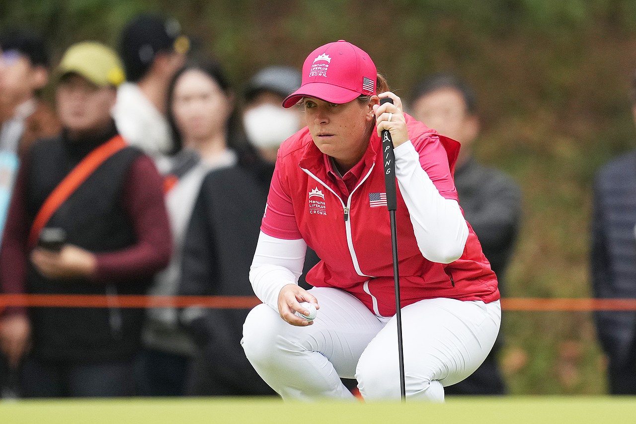 Coughlin holes bunker shot for eagle to team with Novak for lead at ...