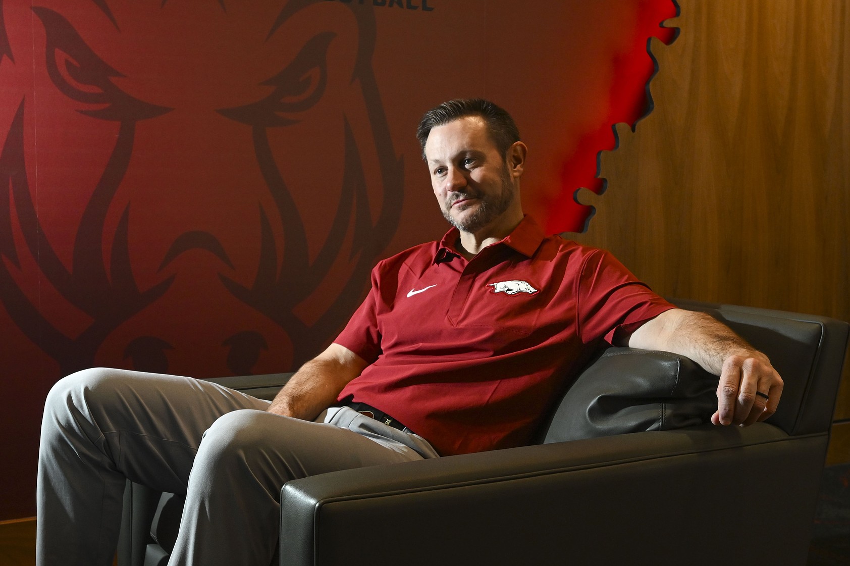 Arkansas Razorbacks football Coach Ryan Silverfield discusses ...