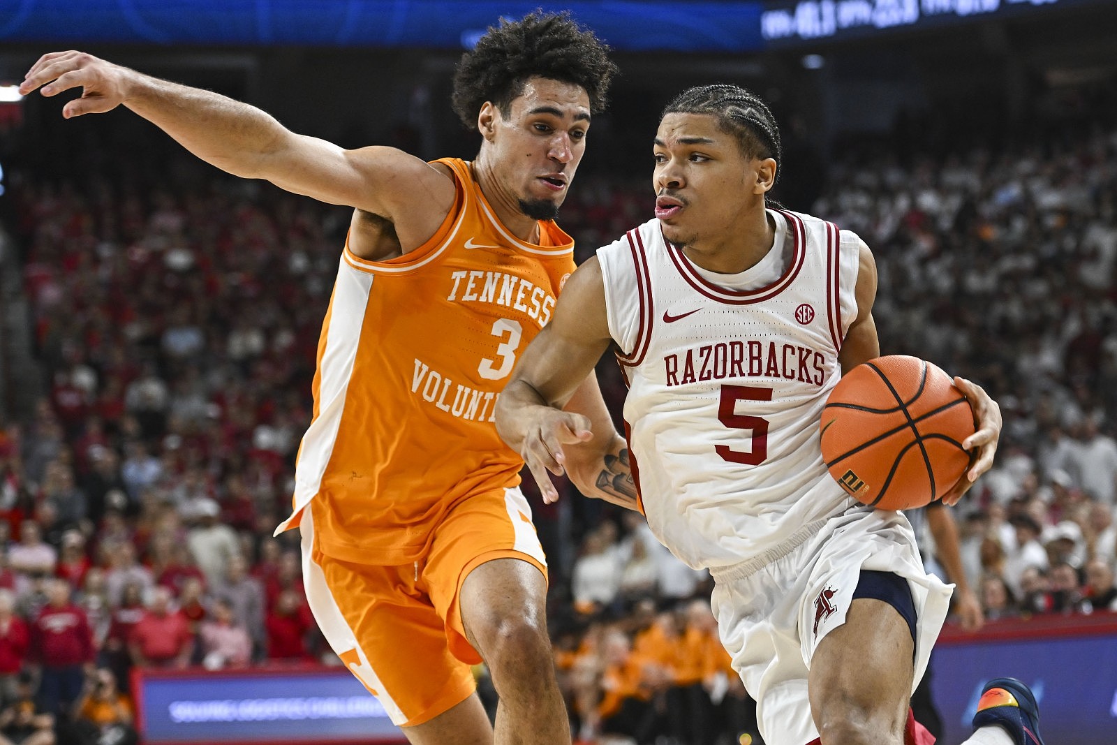 Arkansas’ Darius Acuff scores career high as Razorback men beat ...