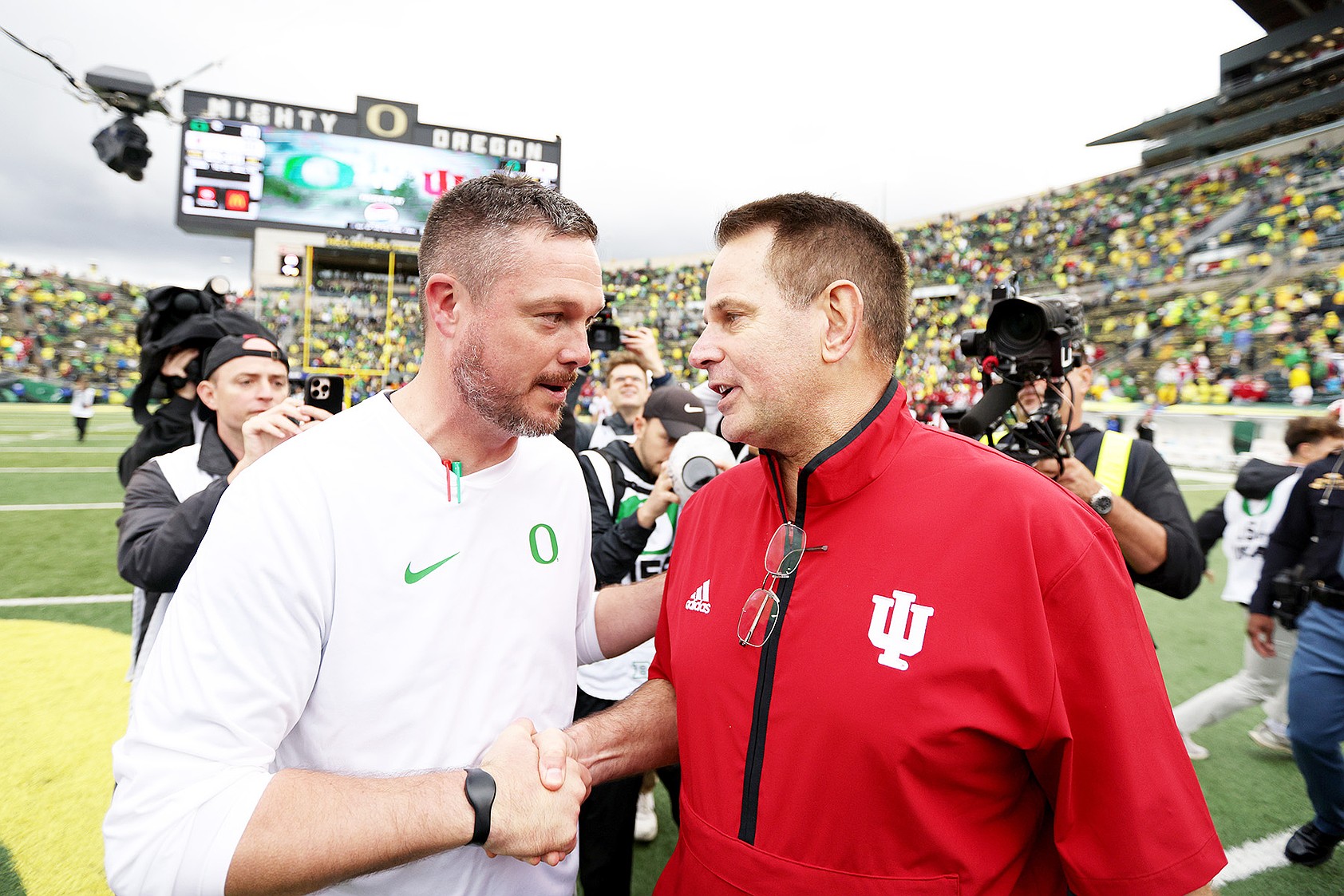 Lanning, Cignetti hope to outwit the other as Indiana, Oregon meet ...