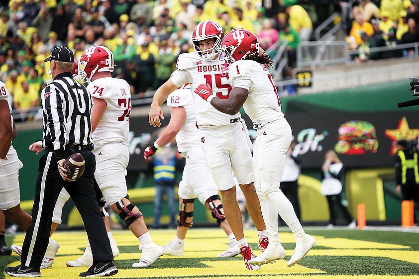 Ground games propel Indiana and Oregon to CFP semifinal matchup ...