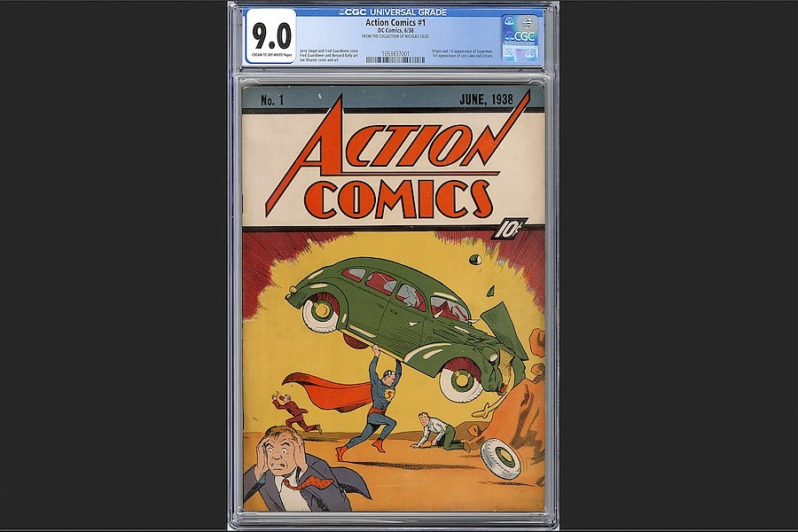 Rare copy of the comic book that introduced the world to Superman sells ...