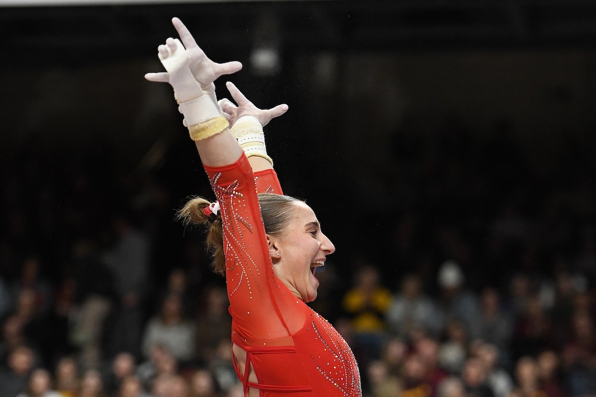 Allison Cucci wins all-around in debut, Arkansas gymnastics falls in ...