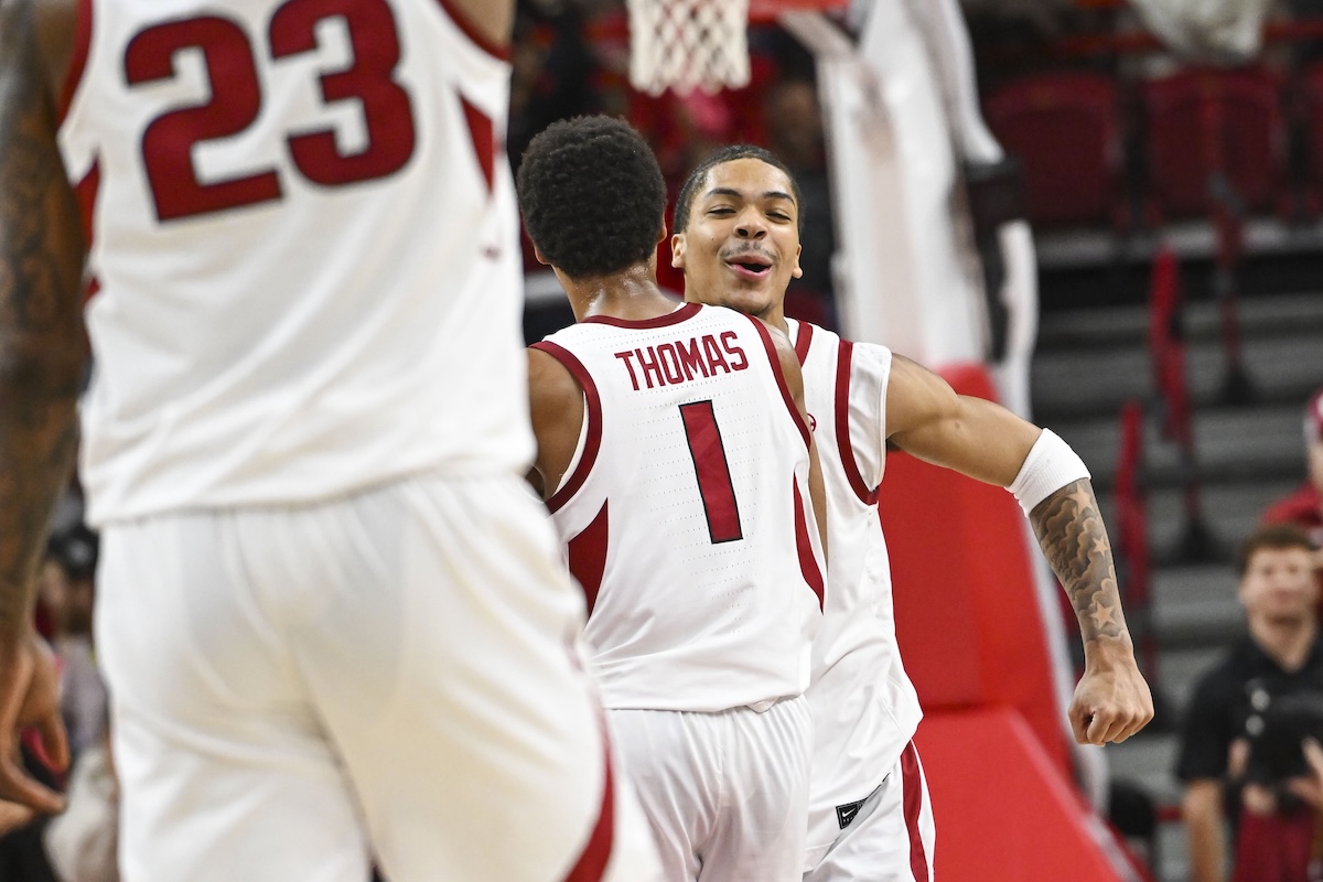 Darius Acuff and Meleek Thomas lead Arkansas basketball into road game ...
