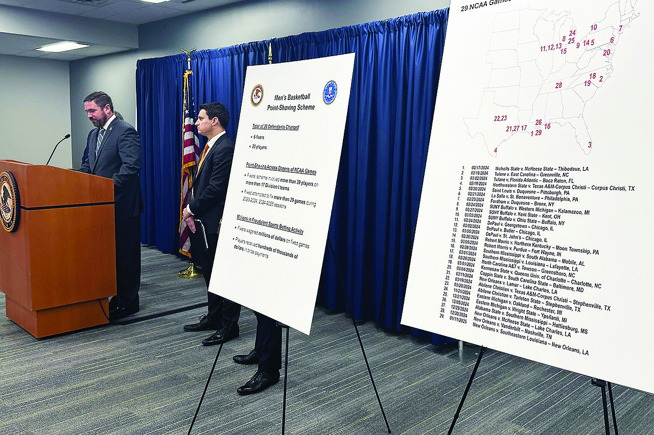 NCAA basketball players, gamblers charged for allegedly rigging games ...