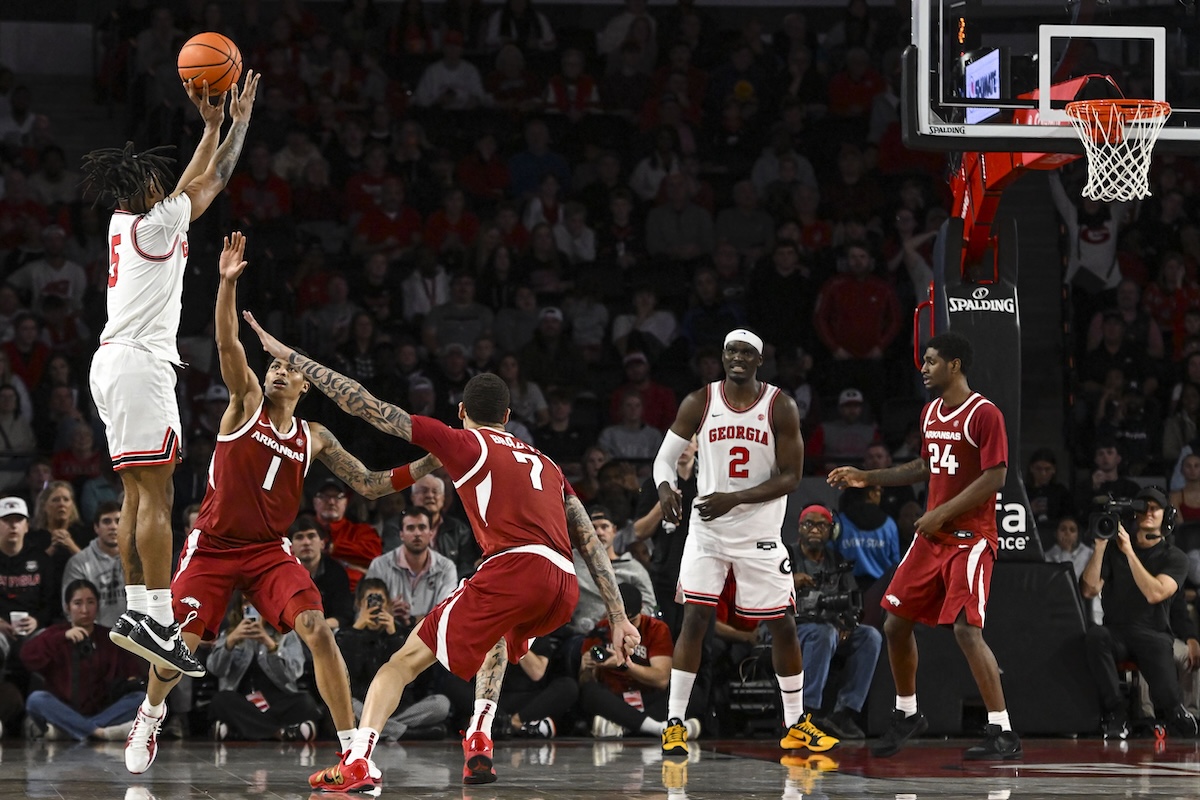 Poor first half dooms Arkansas basketball in road loss to Georgia ...
